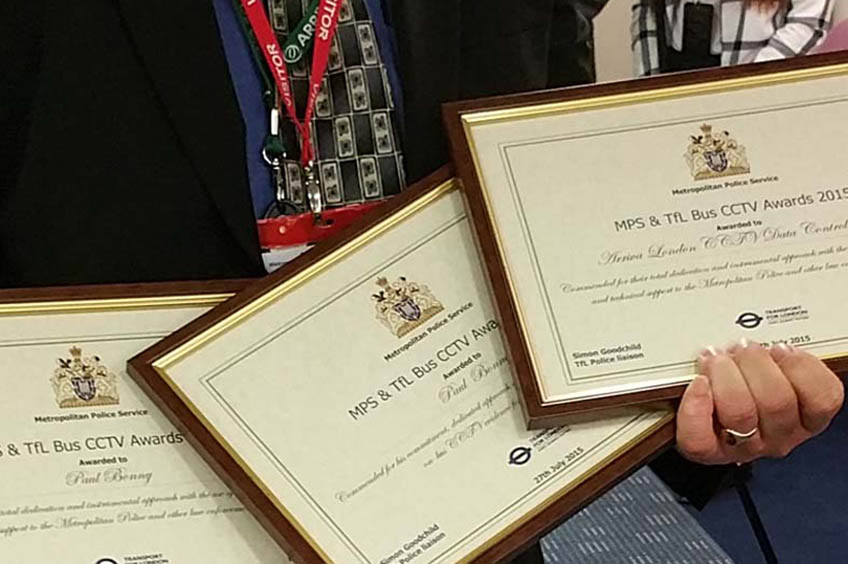 Arriva London’s focus on CCTV wins awards - Journeo